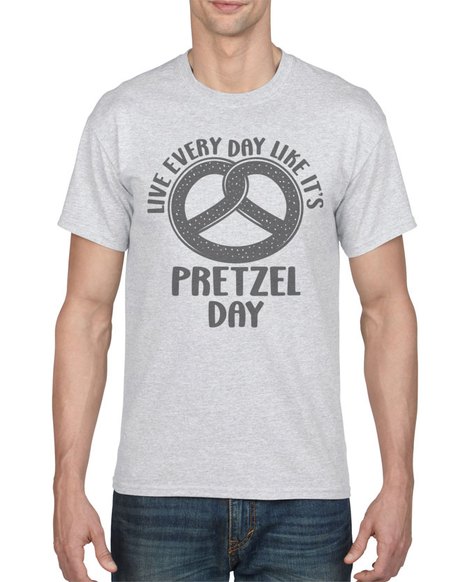 Live Every Day Like It's Pretzel Day T-Shirt - Magic Tree Pub & Eatery